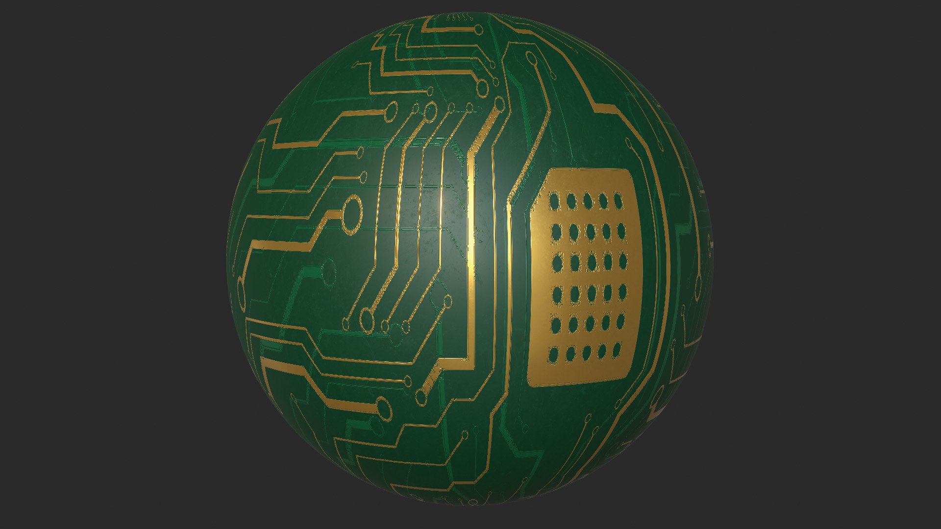 3D Model Circuit Board 4k Pbr Textures - TurboSquid 2377196