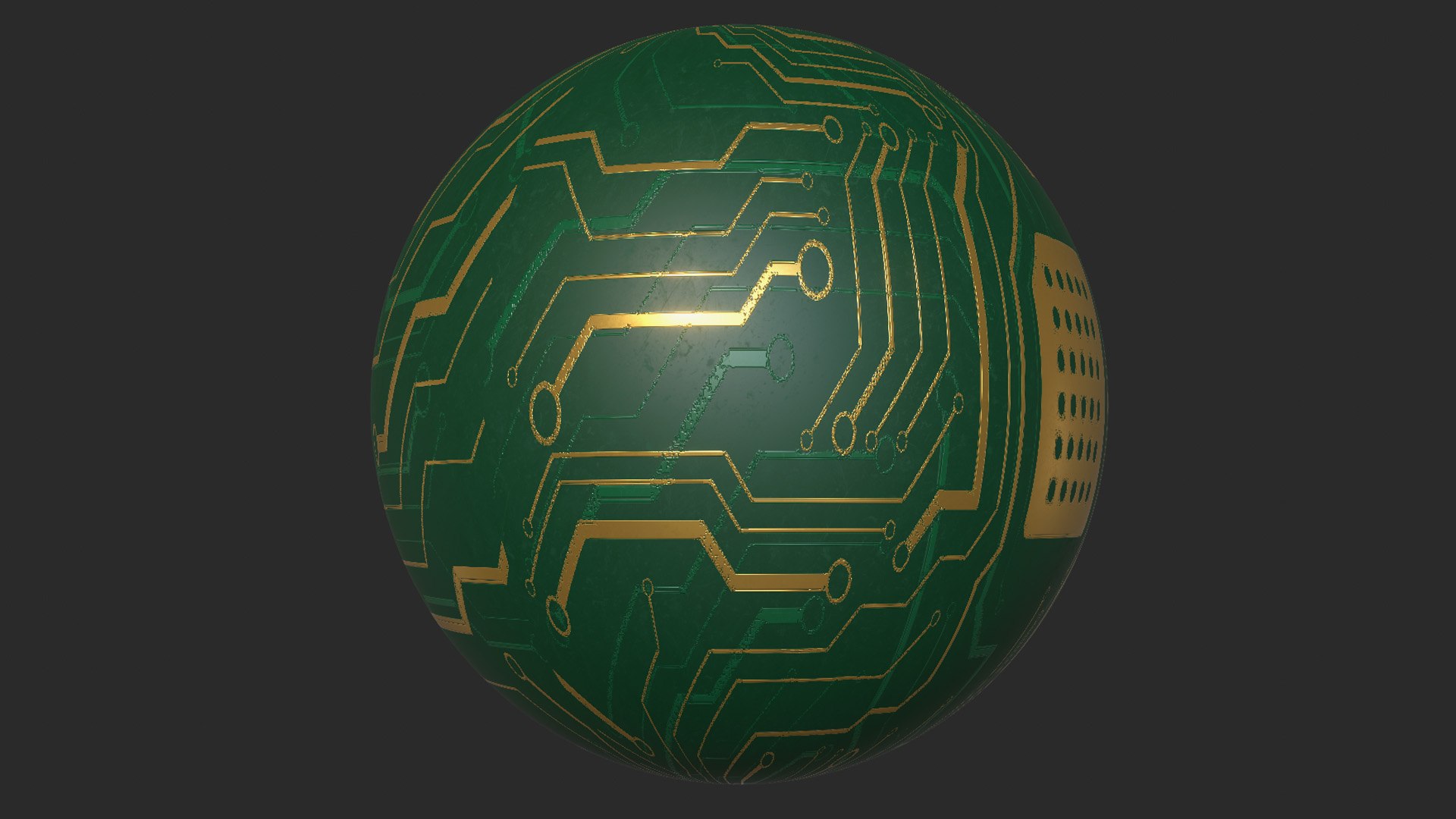 3D Model Circuit Board 4k Pbr Textures - TurboSquid 2377196