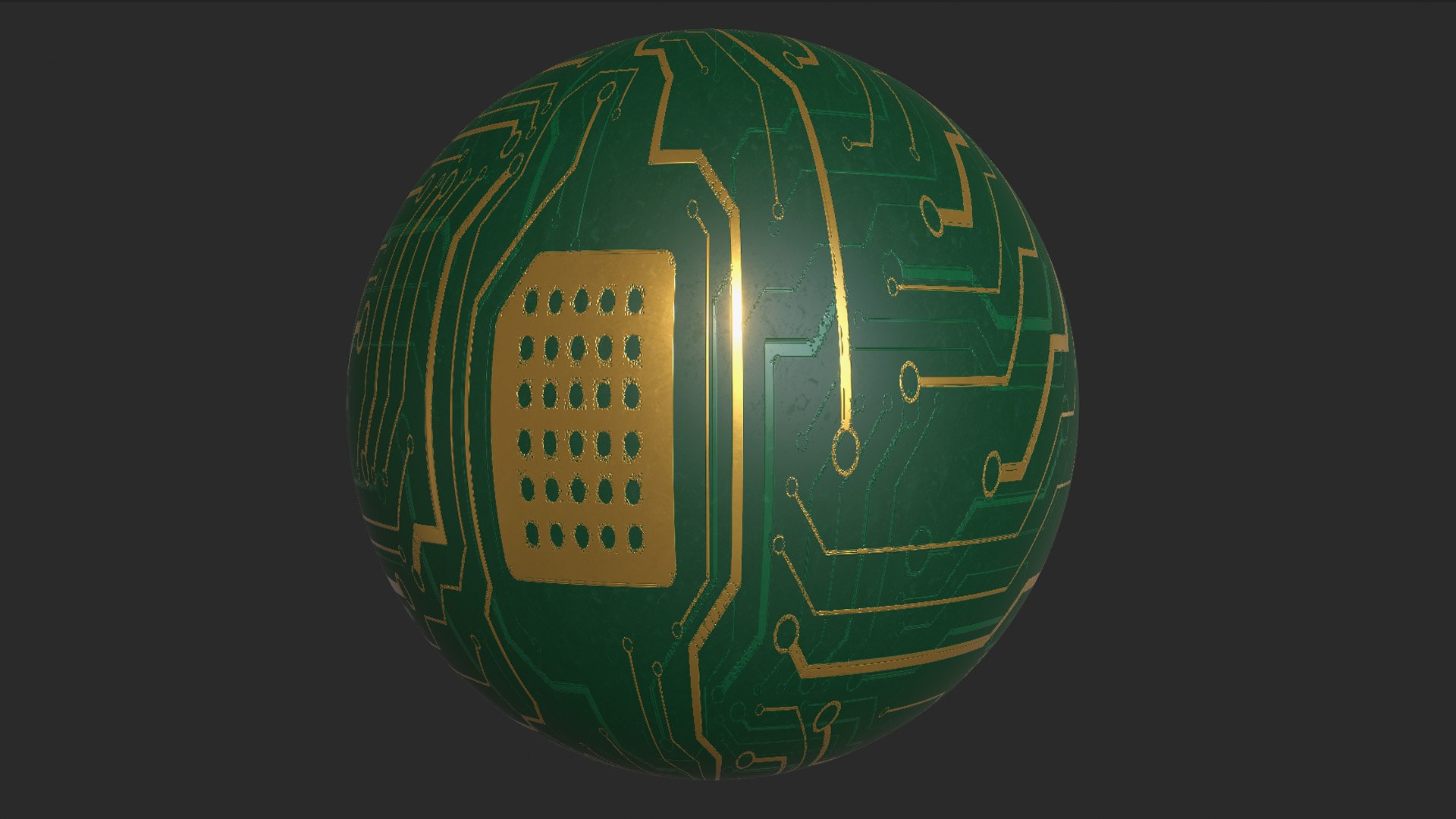 3D Model Circuit Board 4k Pbr Textures - TurboSquid 2377196