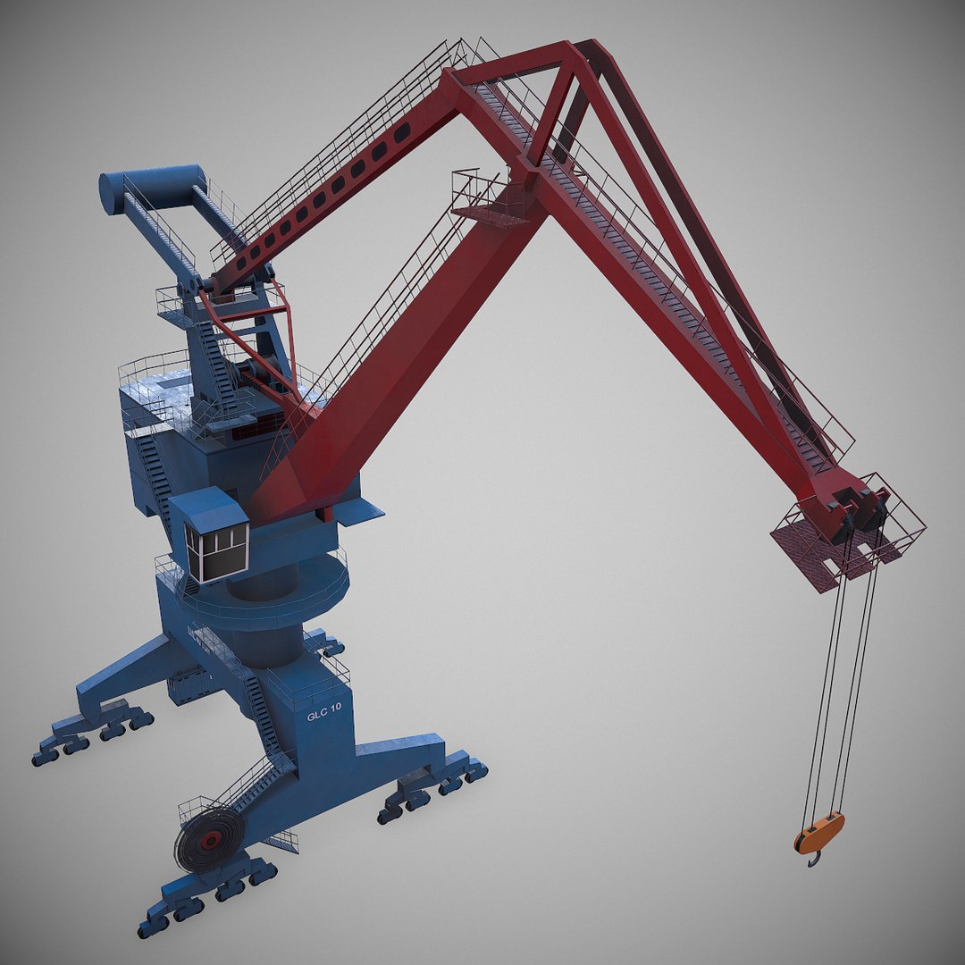 Portal Jib Crane 3D Model - TurboSquid 1380965
