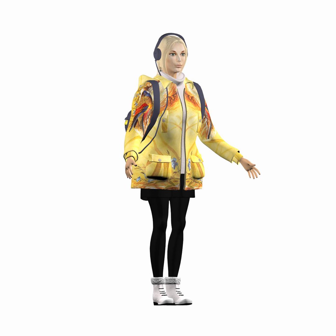 3d model girl lisa