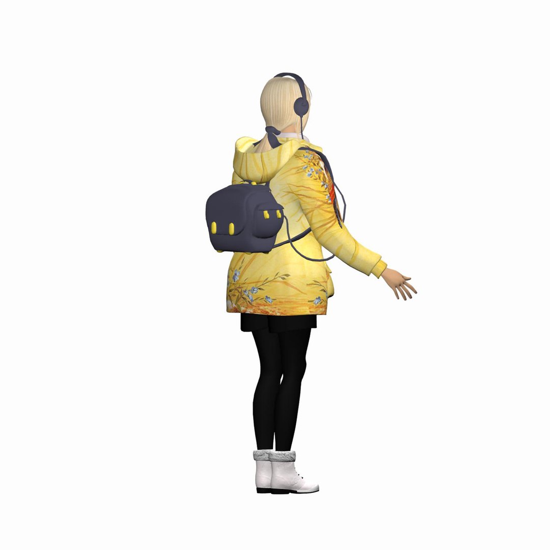 3d model girl lisa