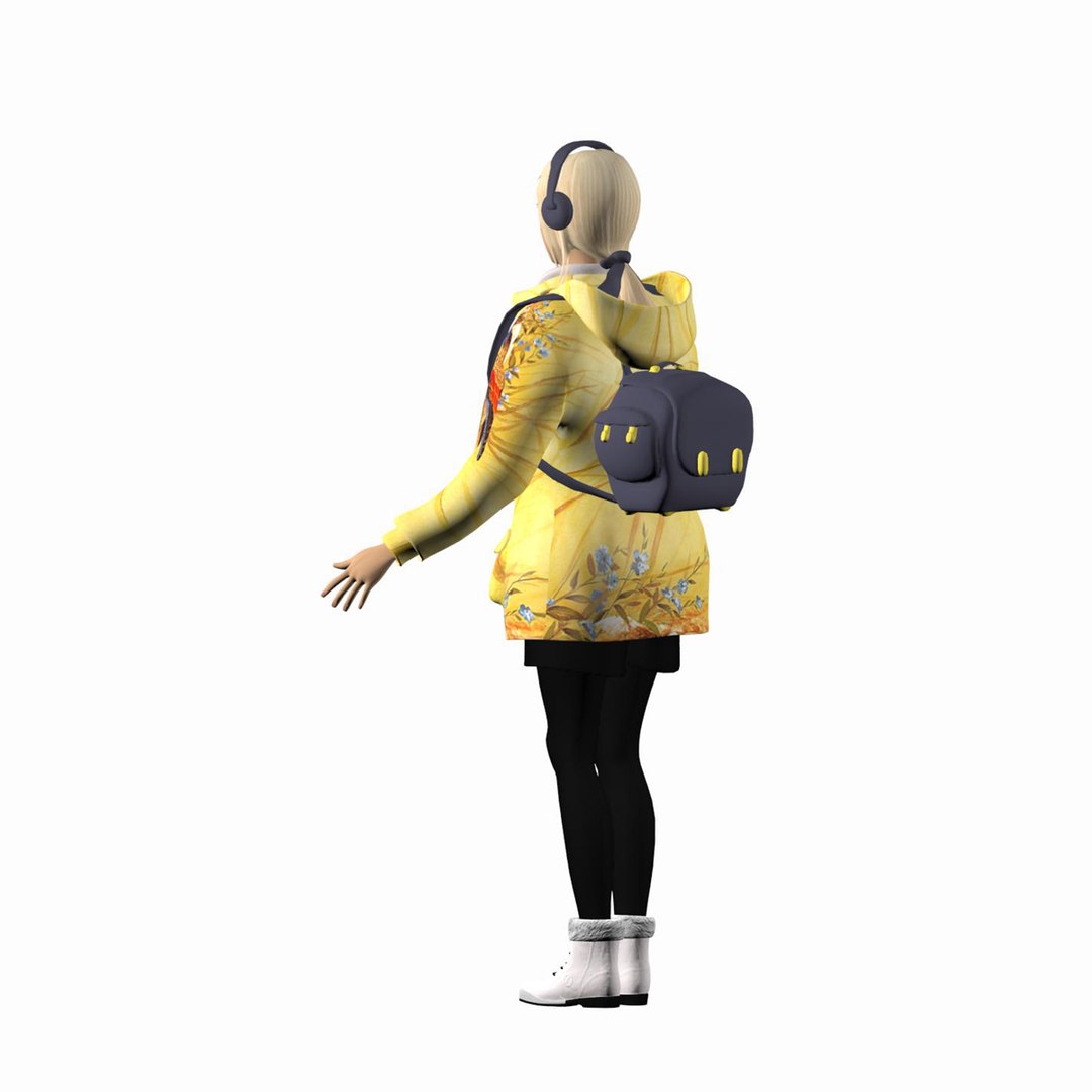 3d model girl lisa