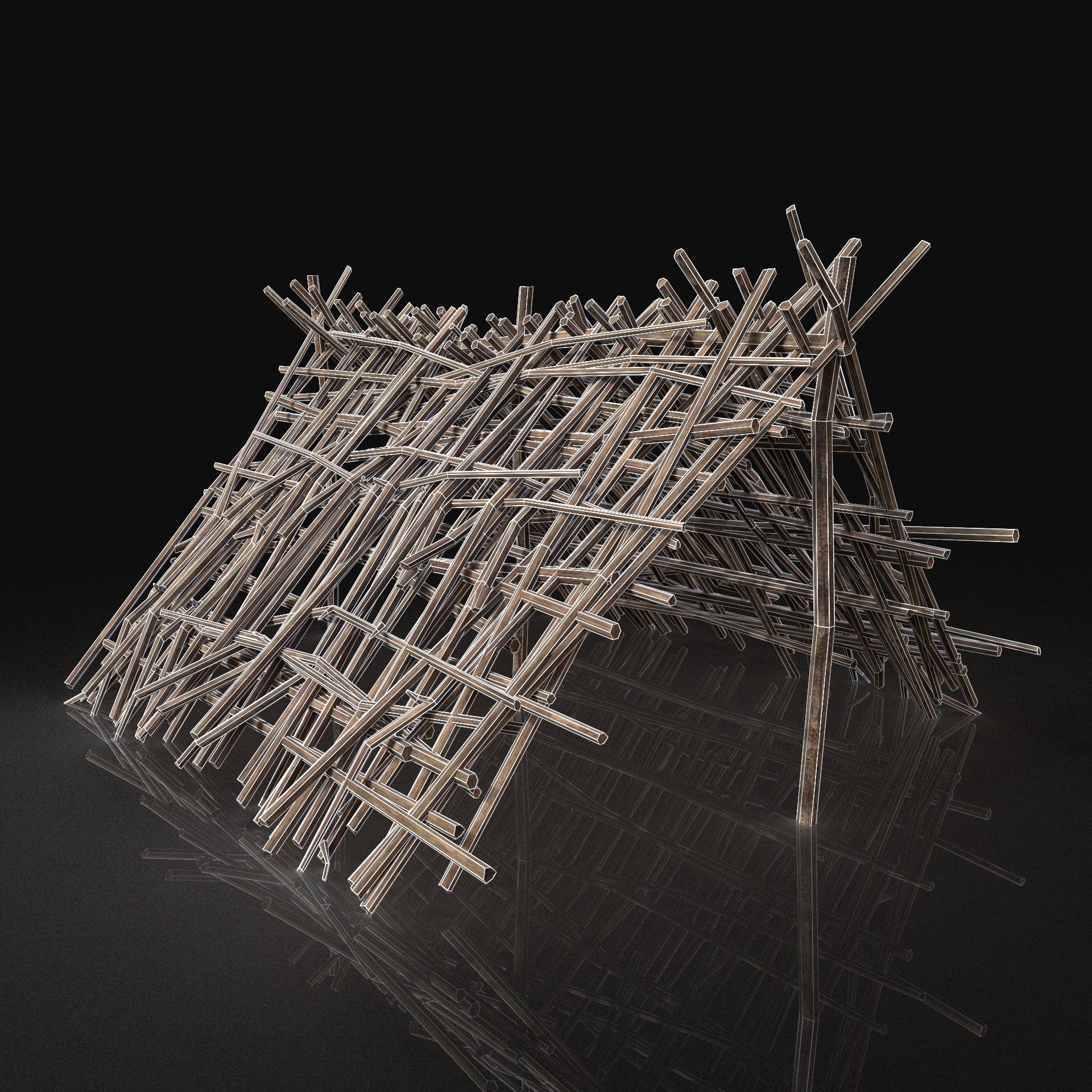 AAA 차세대 포레스트 우드 쉘터 팩 컬렉션 3D 모델 - TurboSquid 1505324