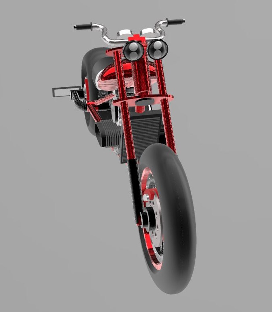 Cross chopper 3D model - TurboSquid 1359283
