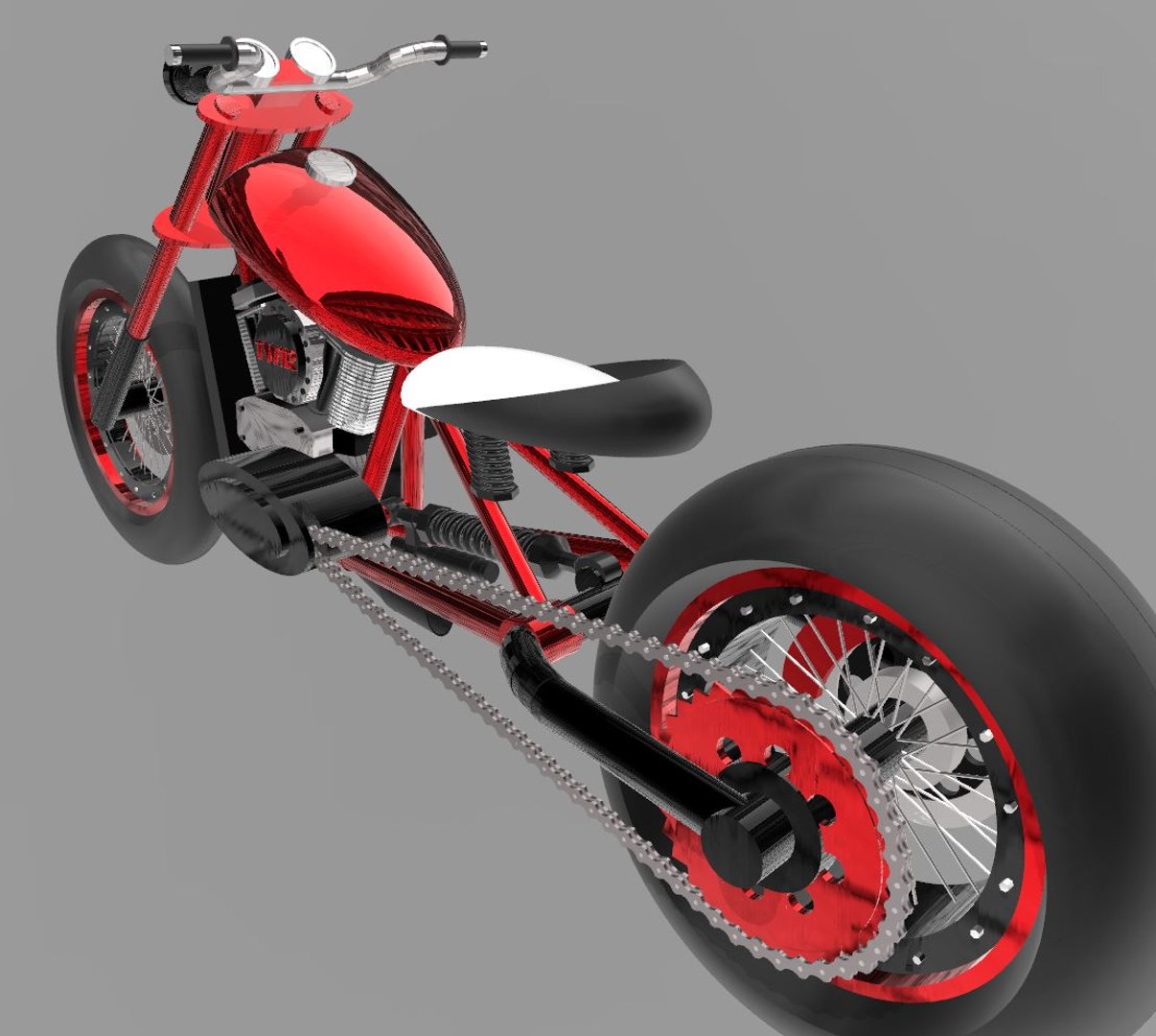 Cross chopper 3D model - TurboSquid 1359283