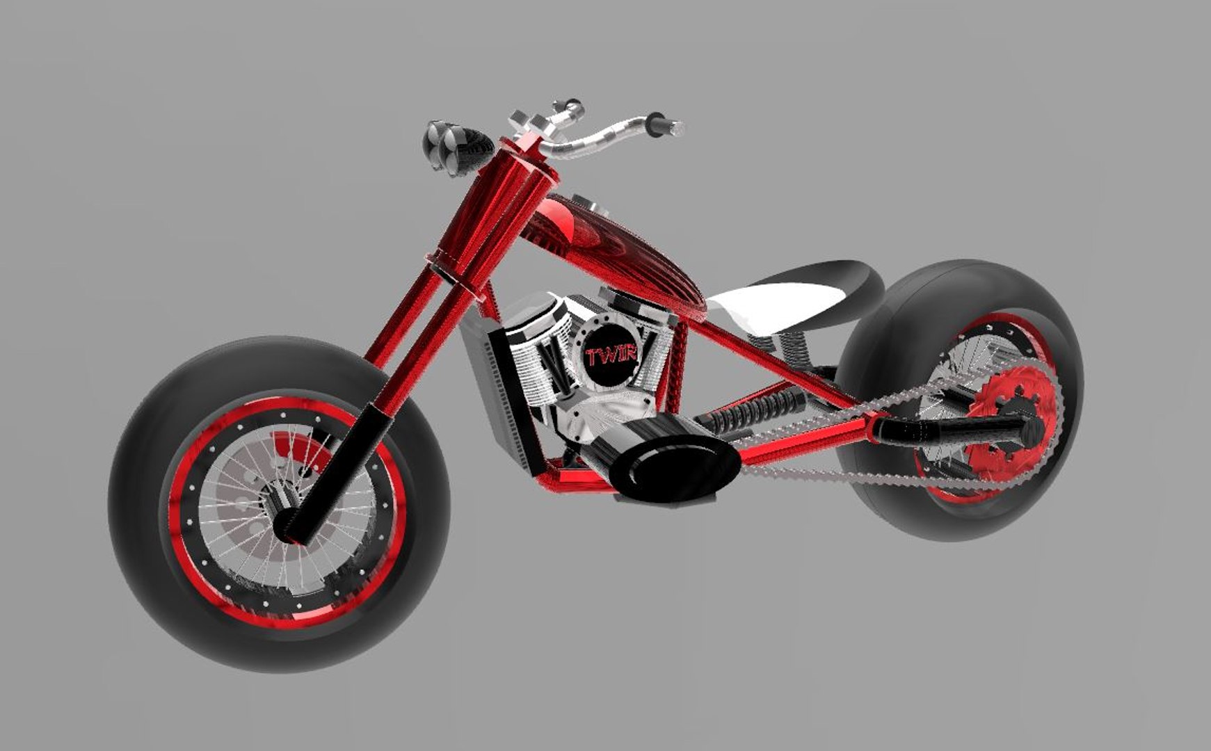 Cross chopper 3D model - TurboSquid 1359283