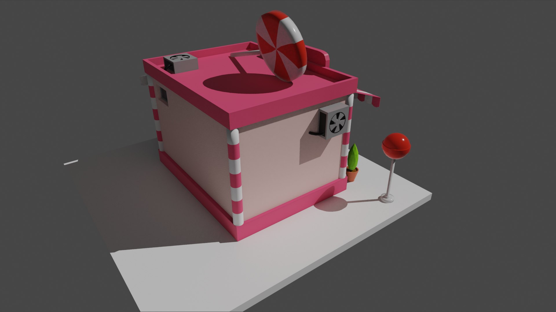 Low Poly Candy 3D Model - TurboSquid 2311607