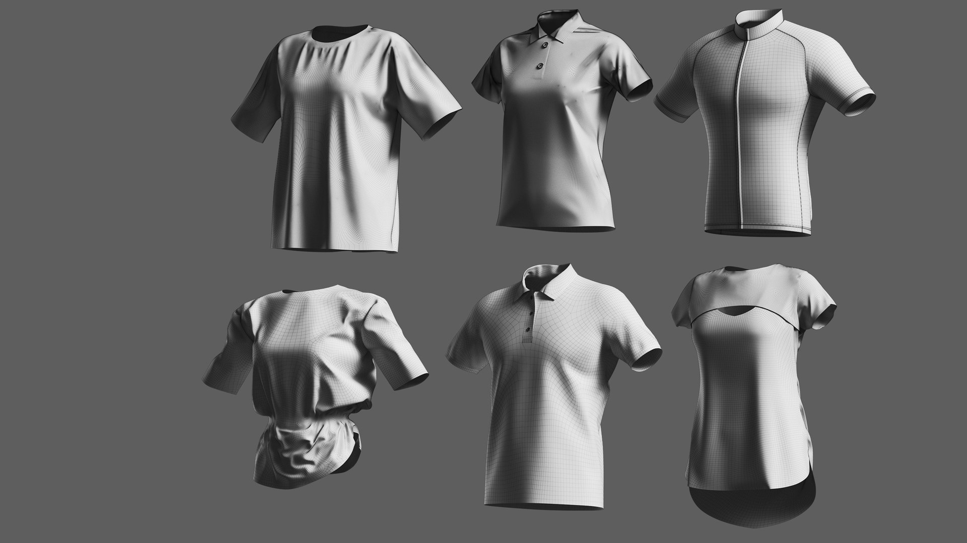3D Basemesh T-shirt Collection - TurboSquid 2201287