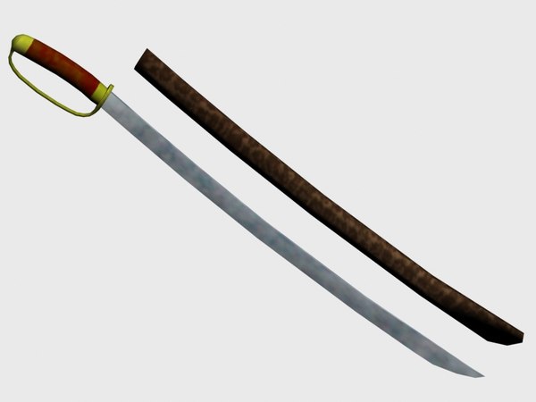 sabre scabbard 3d model