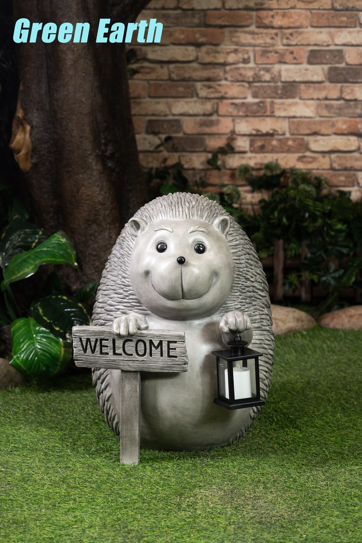 Animal Hedgehog - Welcome Sign Statue1 3D Model - TurboSquid 2413100