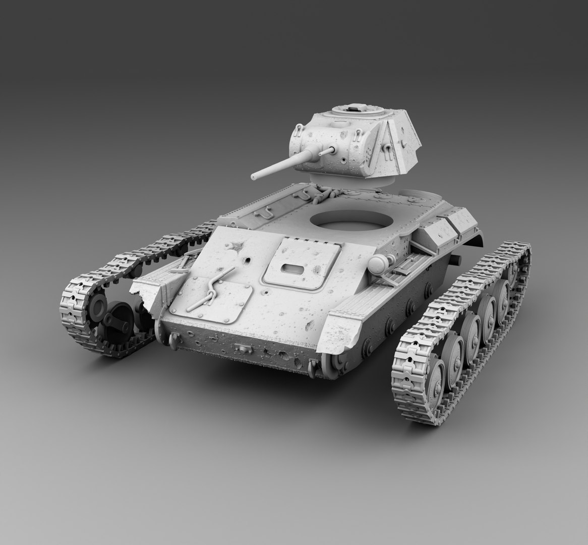 3D USSR Tank T-70 Model - TurboSquid 1947548