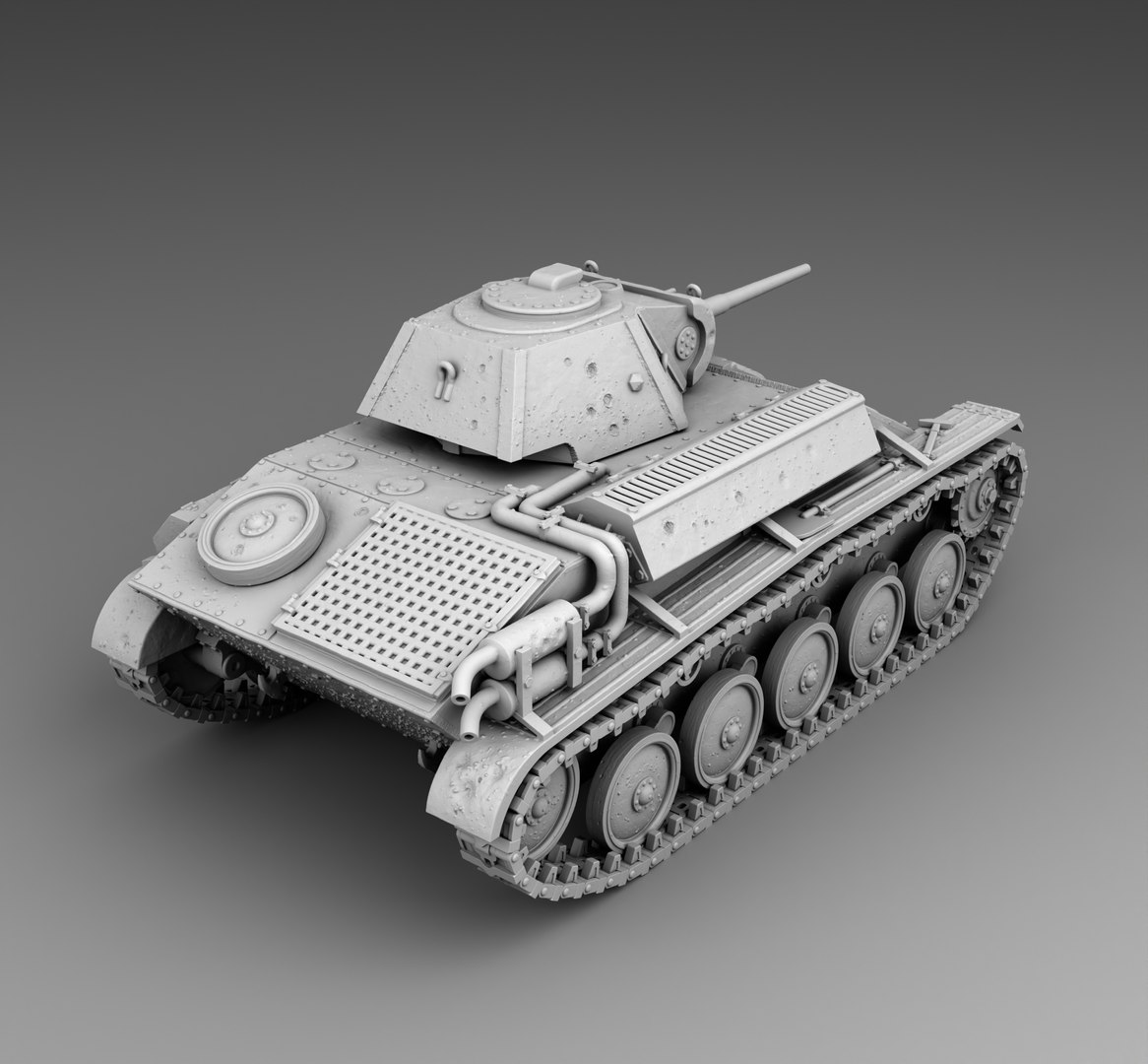 3D USSR Tank T-70 Model - TurboSquid 1947548