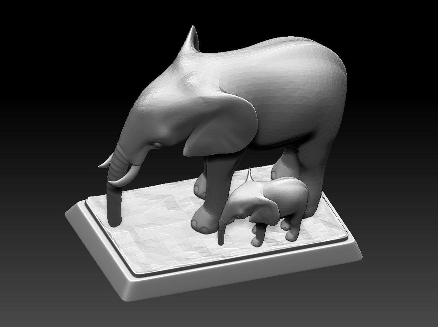 Elephant Printing 3D Model - TurboSquid 1468139
