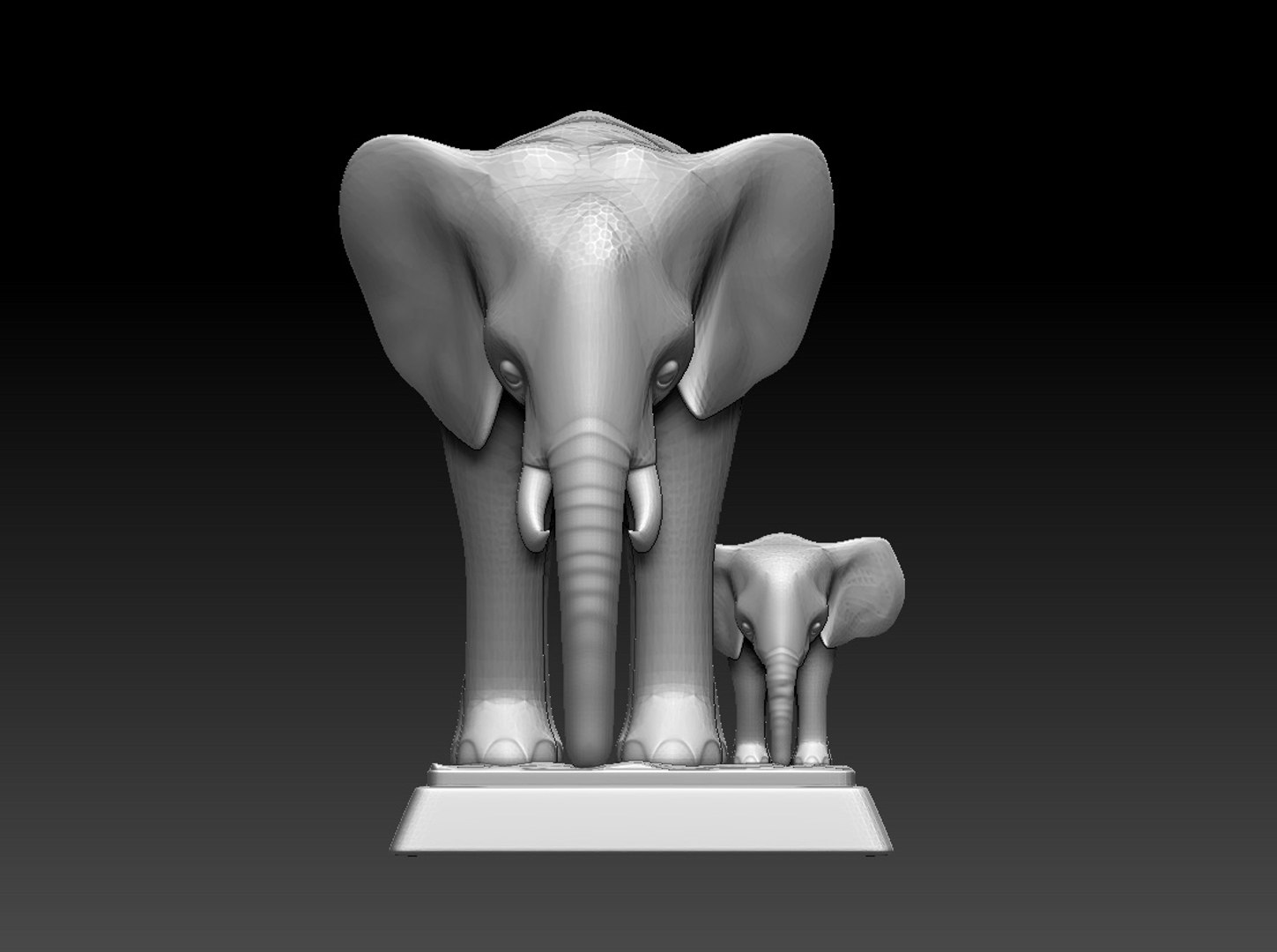 Elephant Printing 3D Model - TurboSquid 1468139