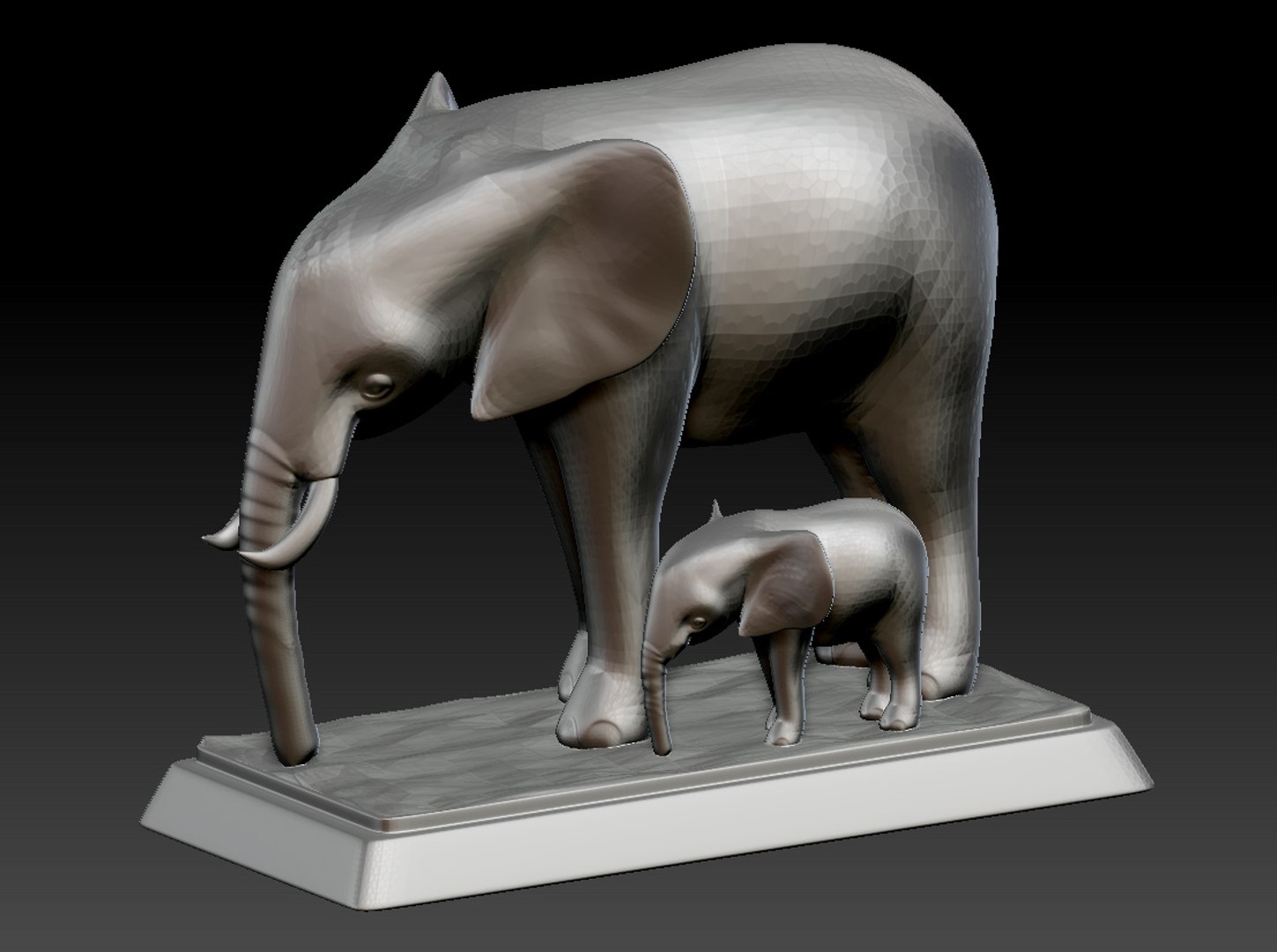 Elephant Printing 3D Model - TurboSquid 1468139