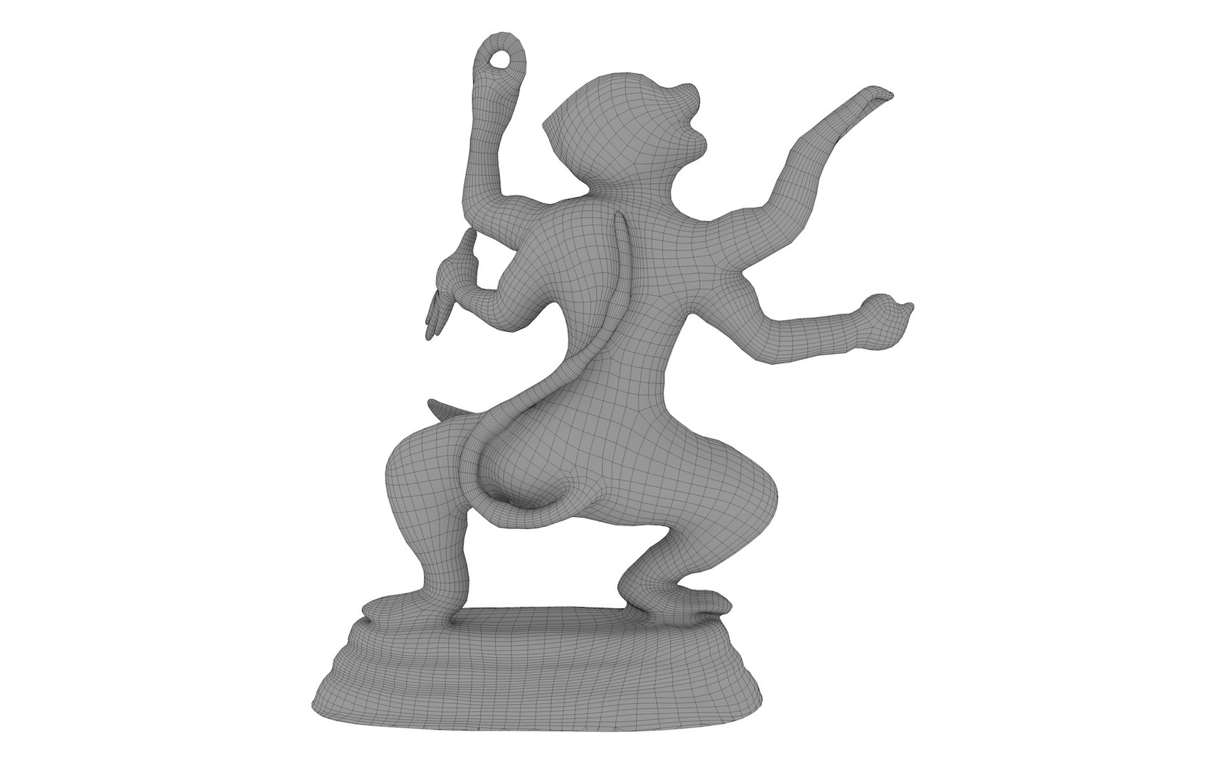 Monkey Man Statue Model - TurboSquid 1555214