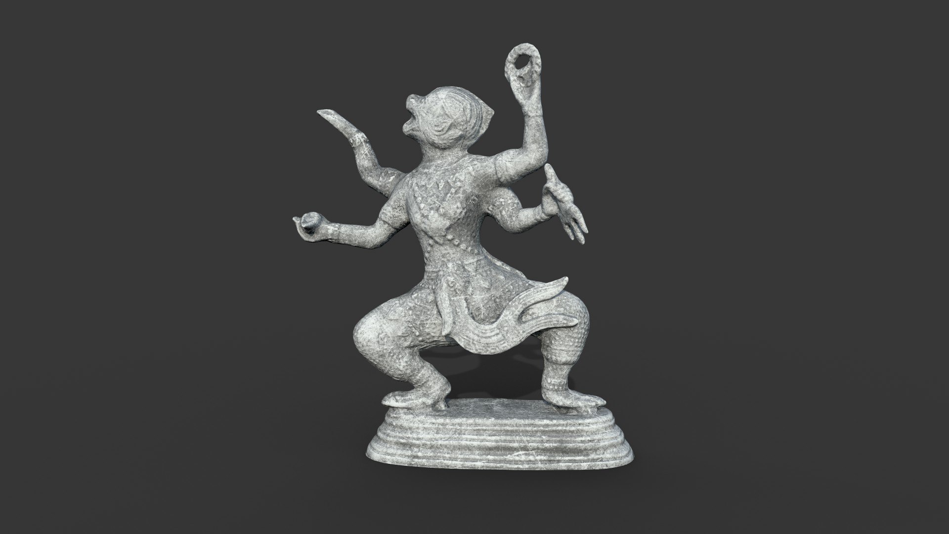 Monkey Man Statue Model - TurboSquid 1555214