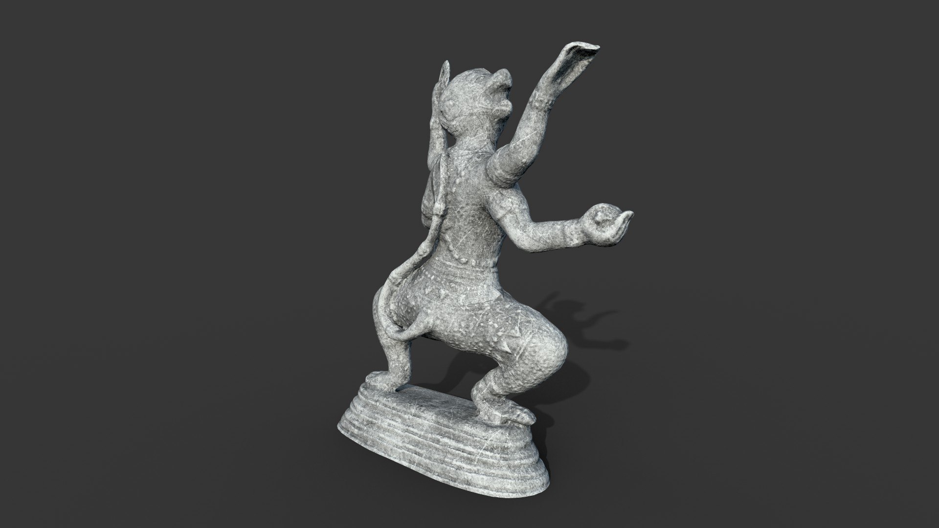 Monkey Man Statue Model - TurboSquid 1555214