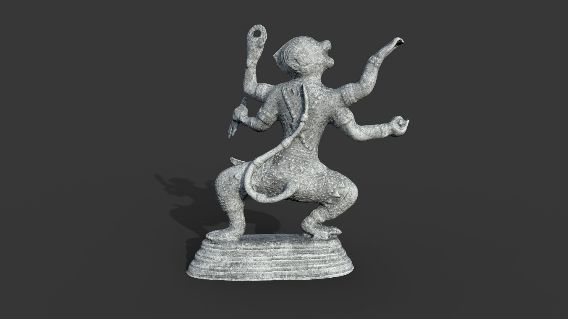 Monkey Man Statue Model - TurboSquid 1555214