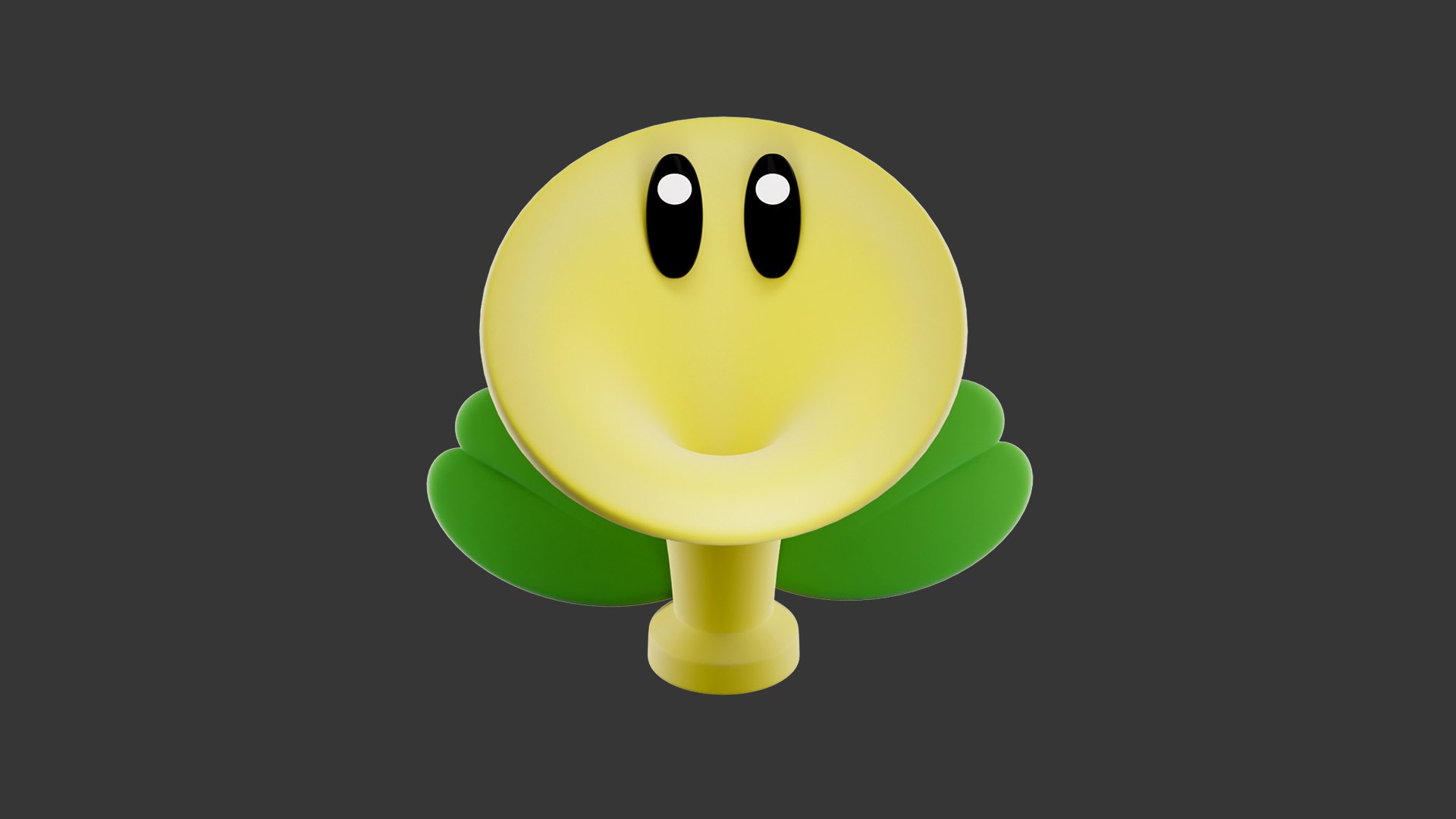 3D Cartoon Talking Wonder Flower - TurboSquid 2192700