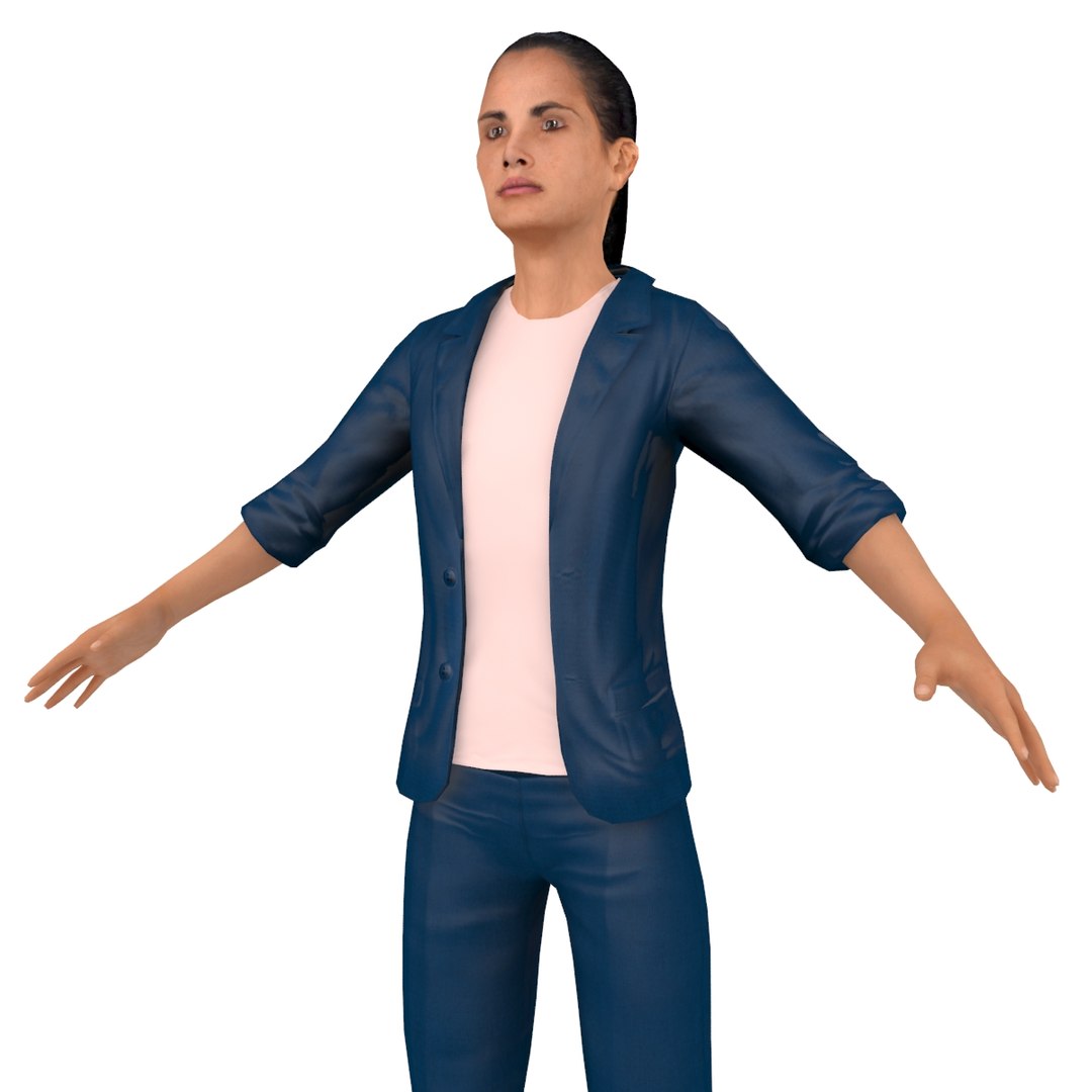 Business Woman 3D Model - TurboSquid 1357151