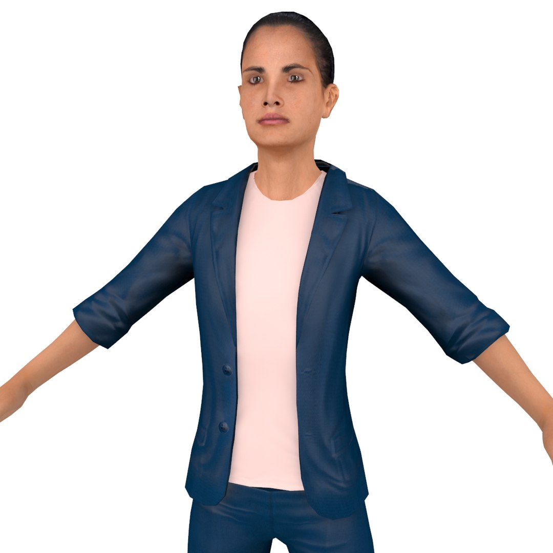 Business Woman 3D Model - TurboSquid 1357151