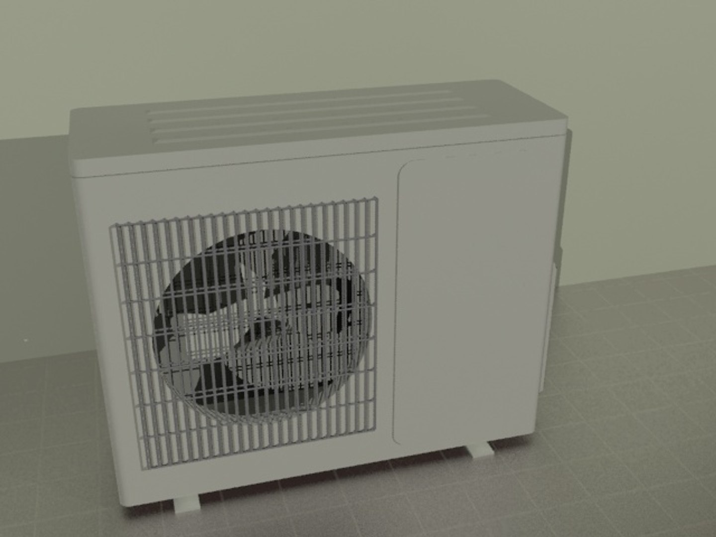 Ac Outdoor Split Unit 3d Max