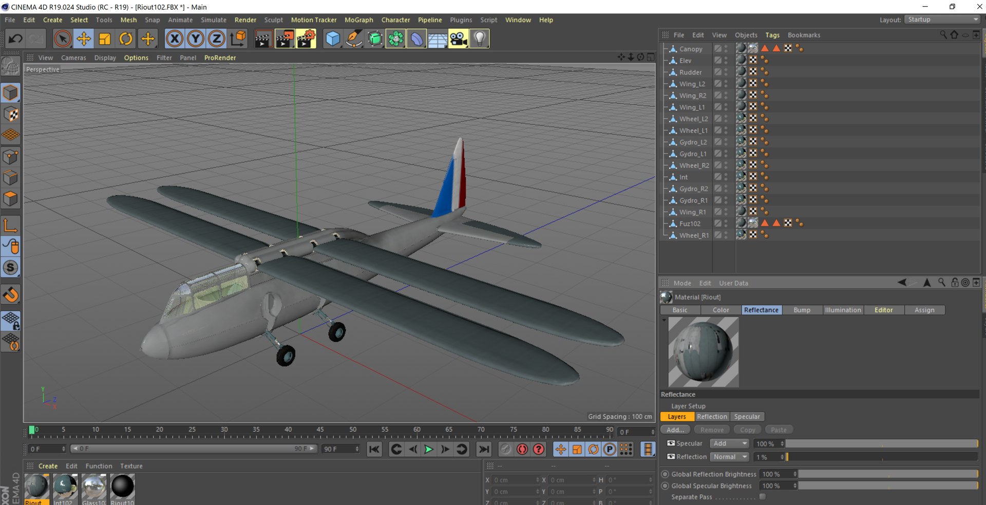 Ornithopter Riout 102T Alerion 3D - TurboSquid 2198918
