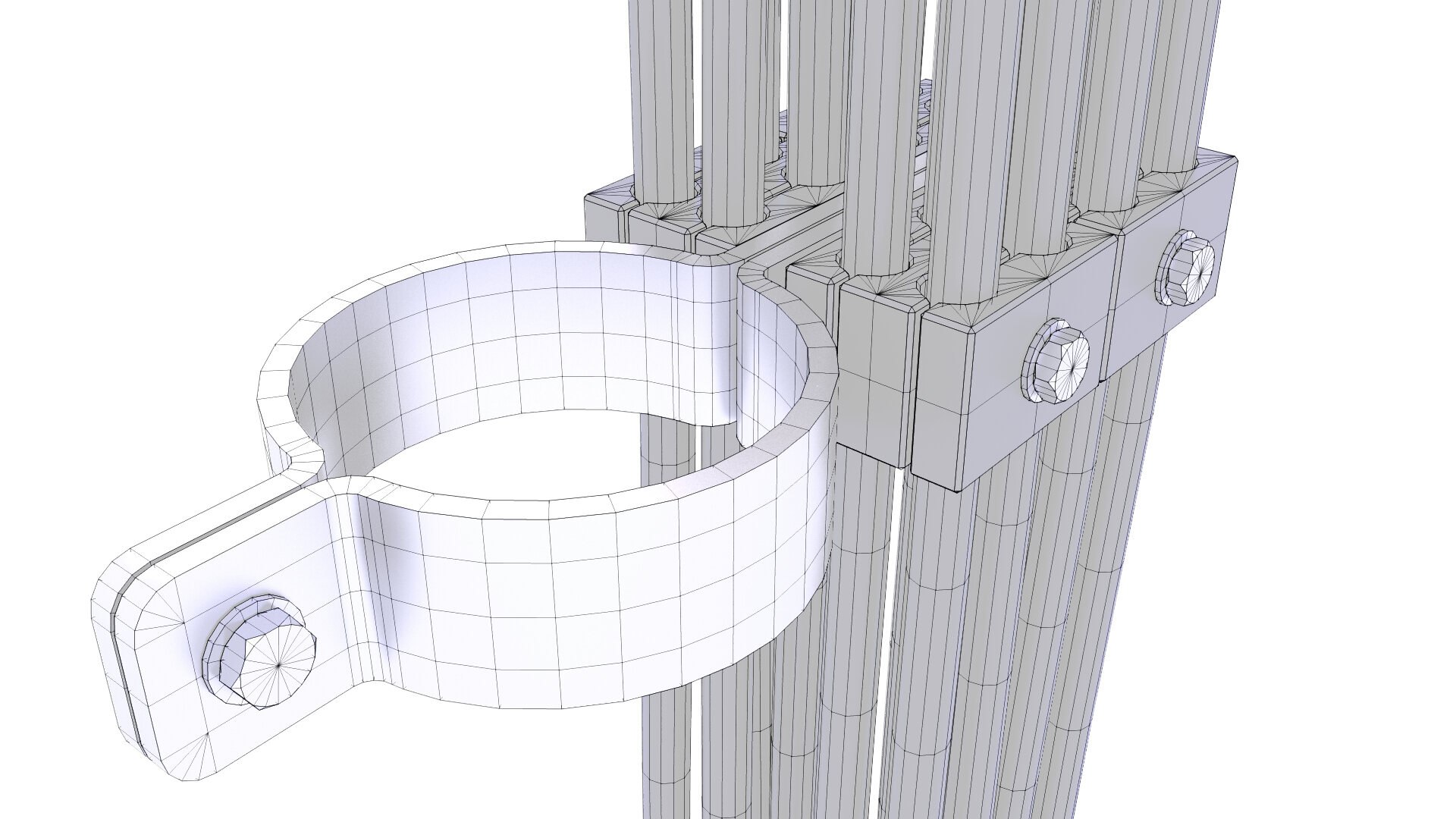 3D Cable Clamp Electric Cable 14 Model - TurboSquid 1854741