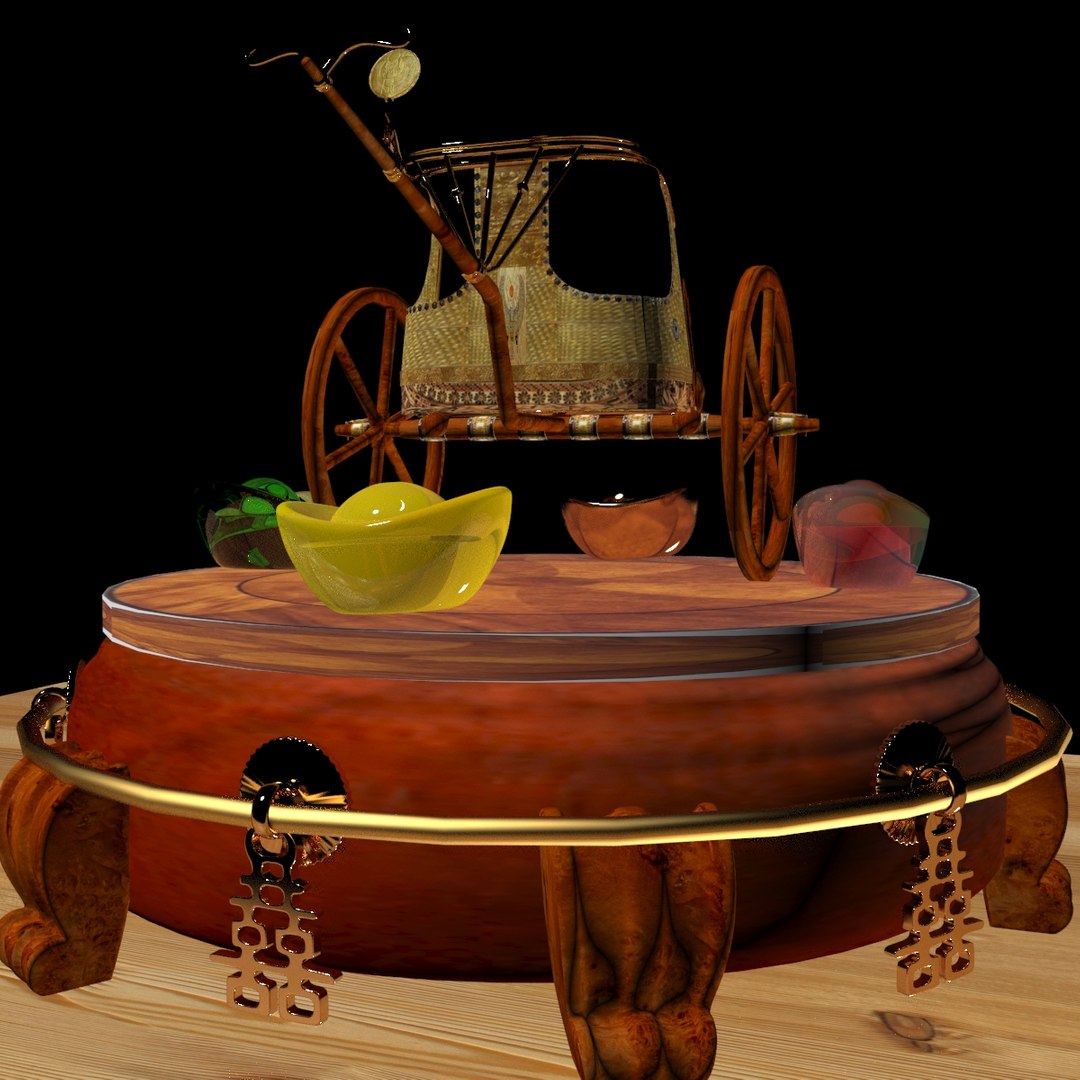 3D Egyptian Chariot Model - TurboSquid 2057671