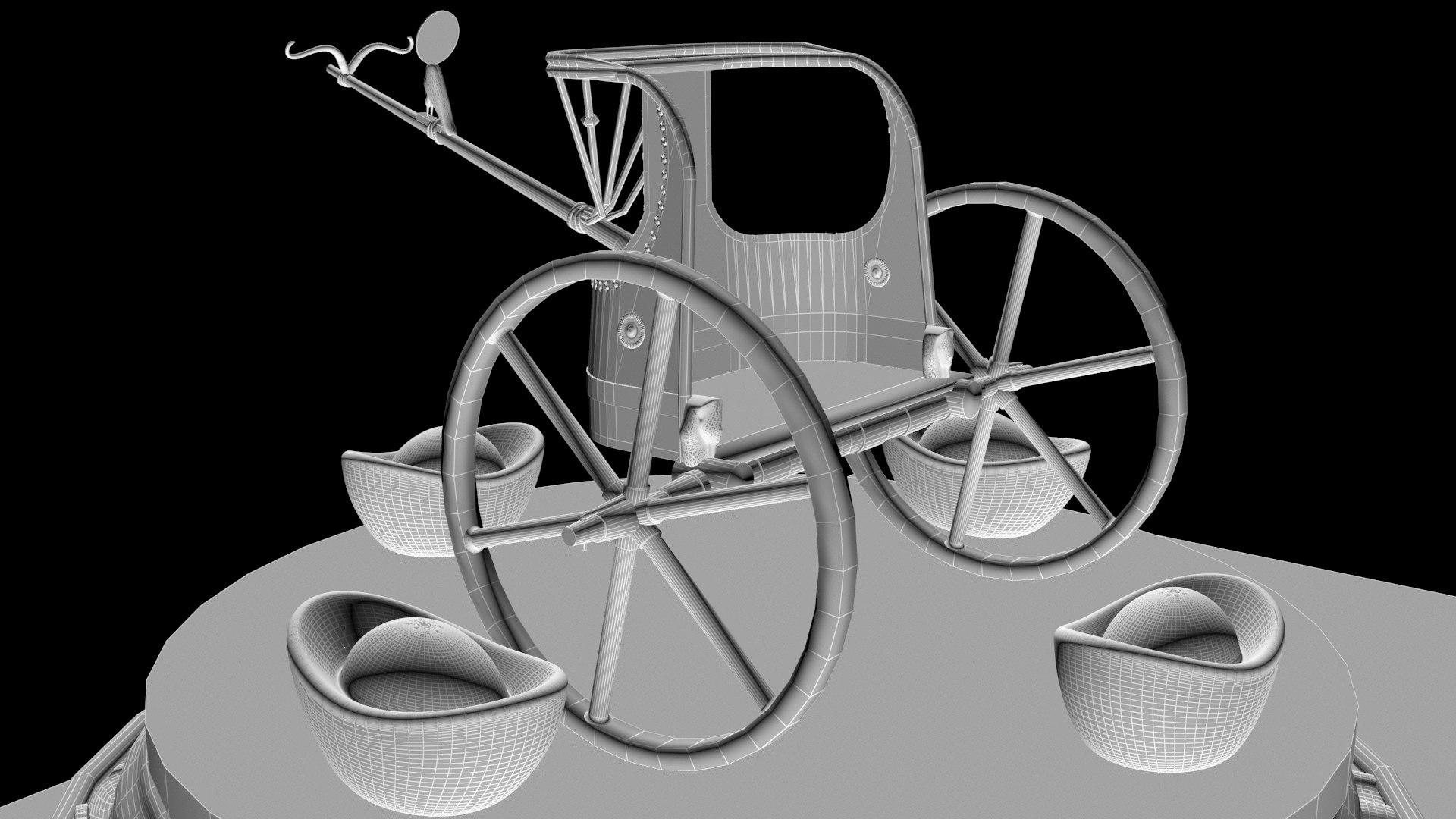 3D Egyptian Chariot Model - TurboSquid 2057671