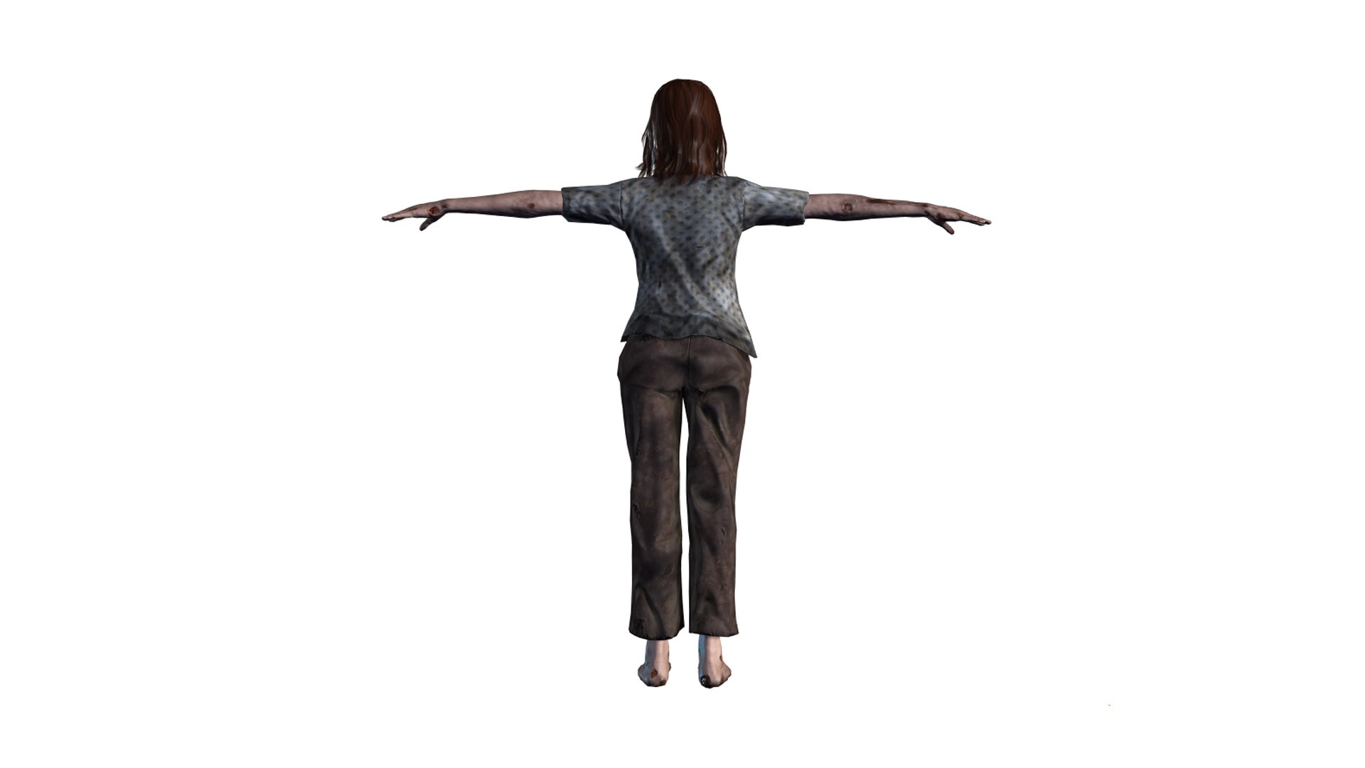 Woman horror 2 3D model - TurboSquid 1902363