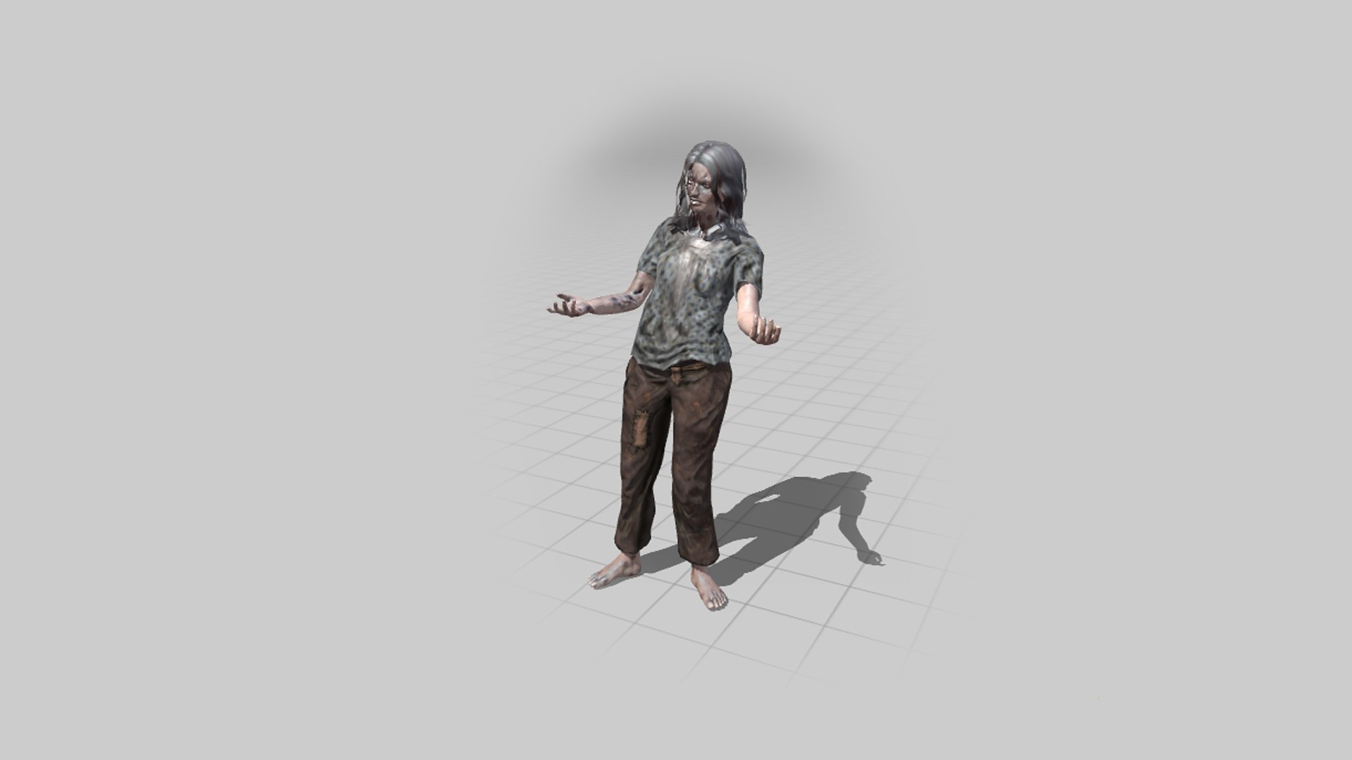 Woman horror 2 3D model - TurboSquid 1902363