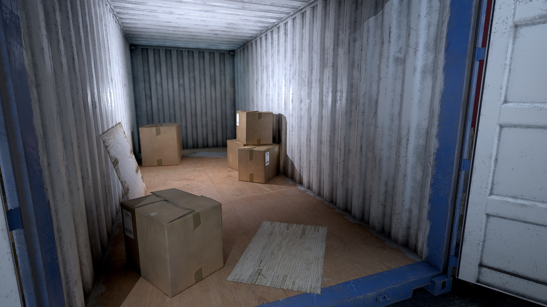 Shipping container asset 3D model - TurboSquid 1580374