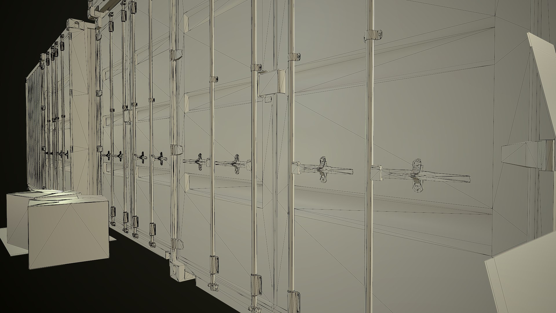 Shipping container asset 3D model - TurboSquid 1580374