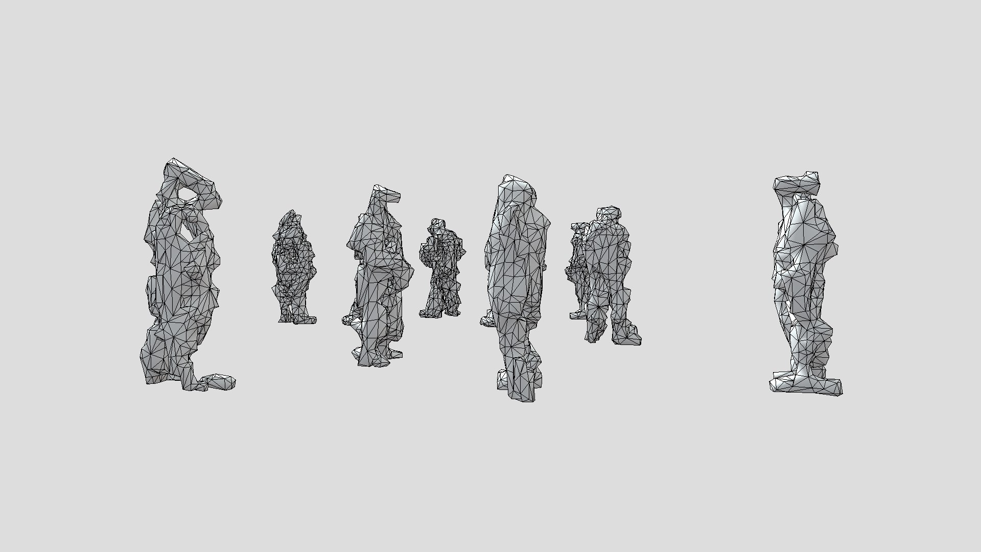 Crowd 3D Model - TurboSquid 1685441