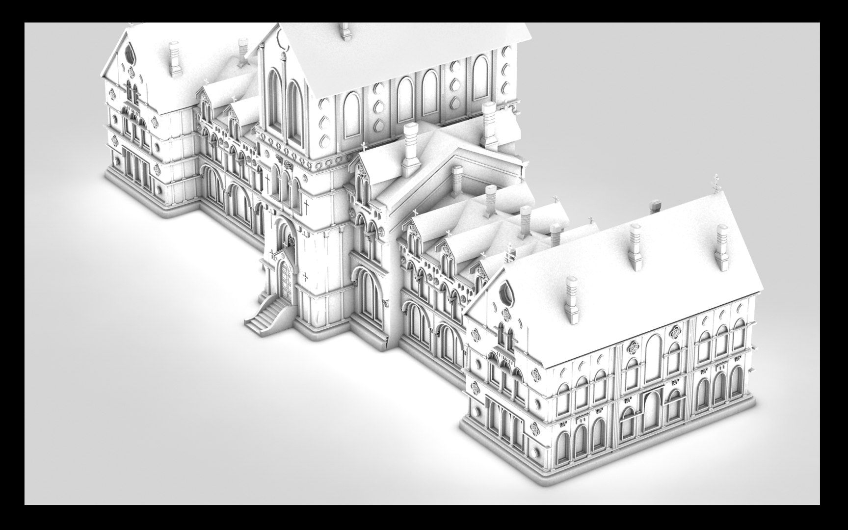 3d Mansion Manor Old Building