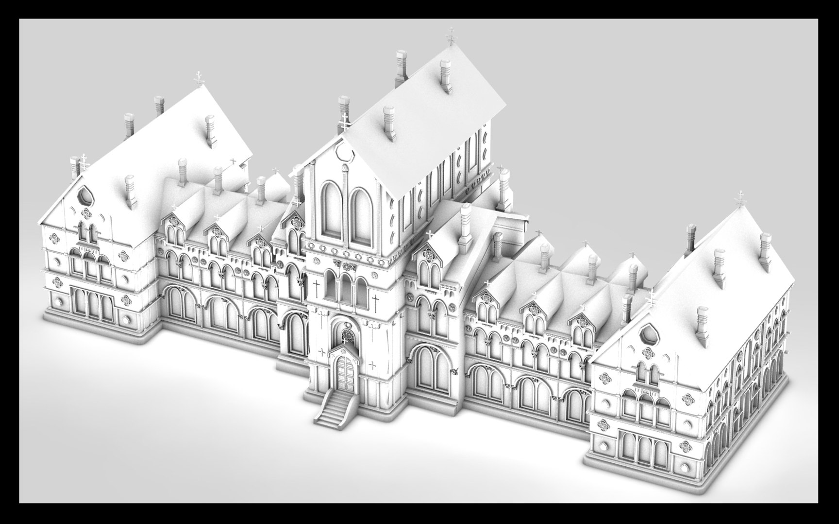 3d Mansion Manor Old Building