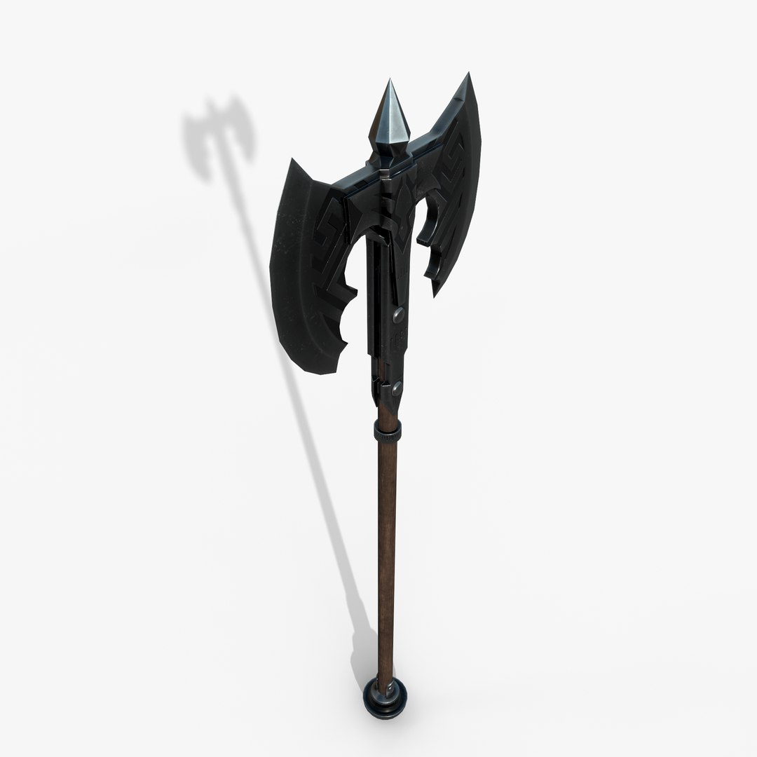 Two Handed Ax Model - TurboSquid 2216168