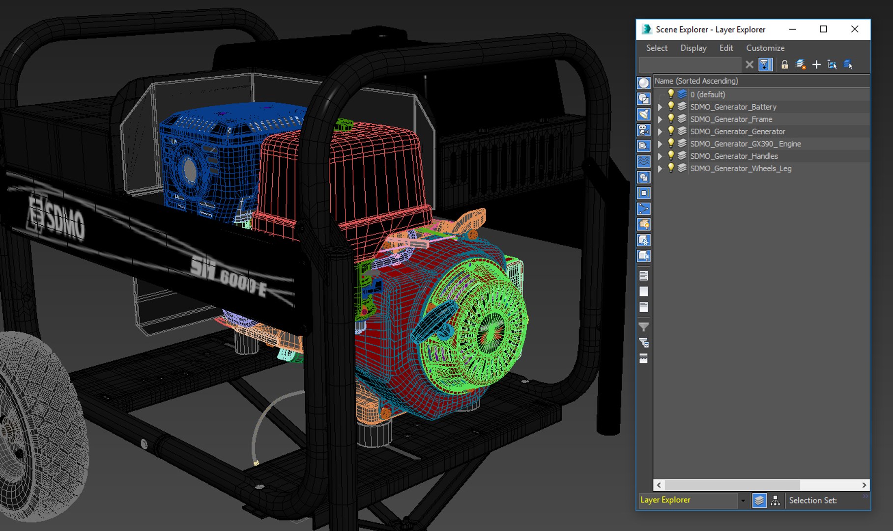 3D Sdmo Generator - TurboSquid 1322588