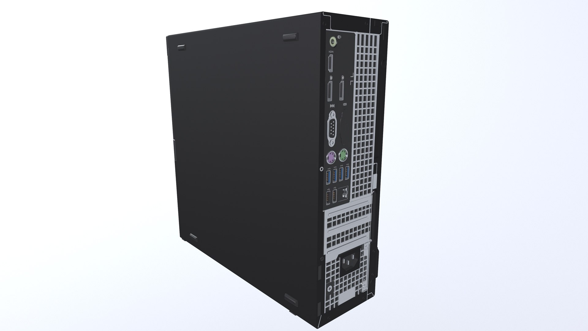 3D Dell Desktop PC 3d Model VR - TurboSquid 1921116
