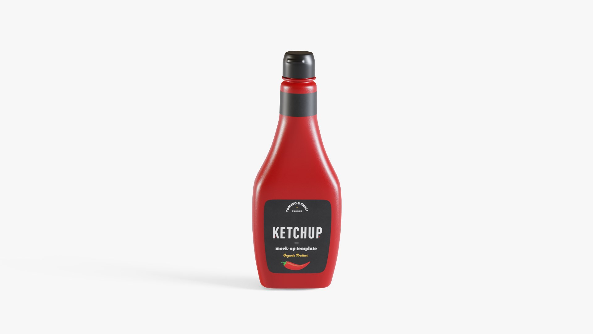 Ketchup Bottle 3D Model - TurboSquid 1743363