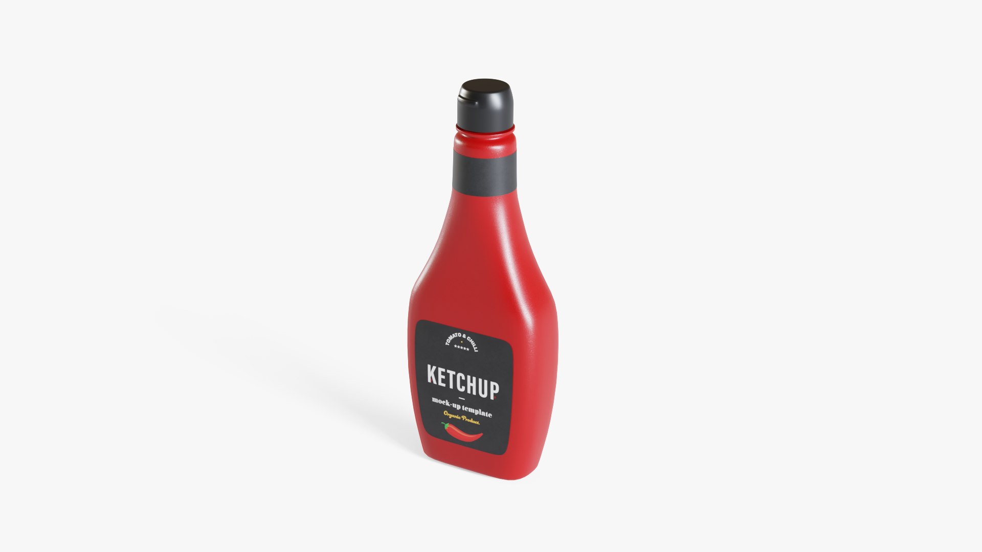 Ketchup Bottle 3D Model - TurboSquid 1743363