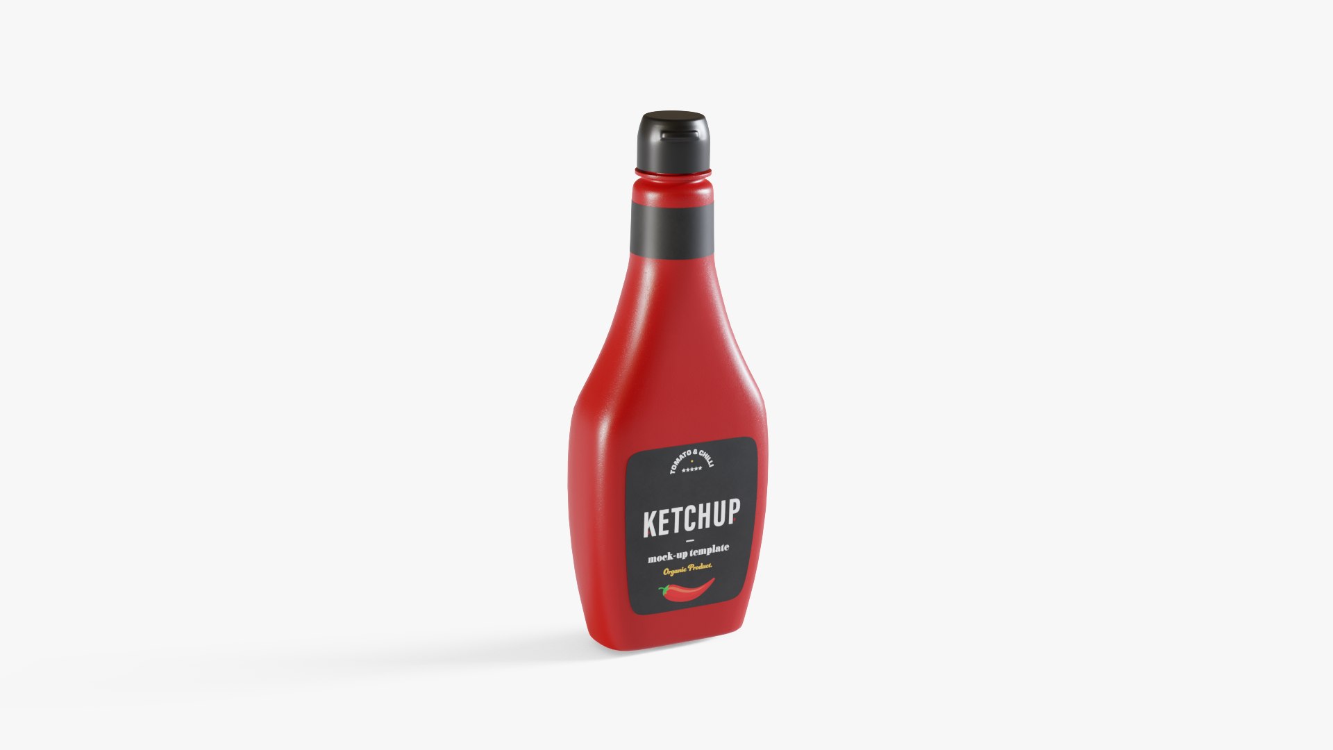Ketchup Bottle 3D Model - TurboSquid 1743363