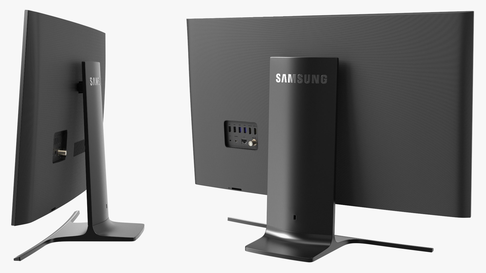 Curved Screen PC Samsung ATIV One 7 3D Model - TurboSquid 2217433