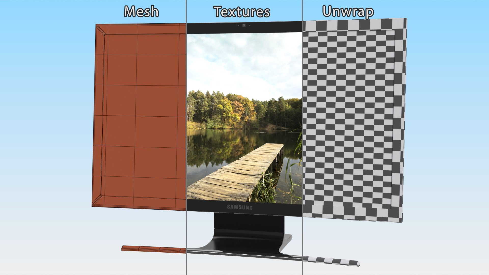 Curved Screen PC Samsung ATIV One 7 3D Model - TurboSquid 2217433