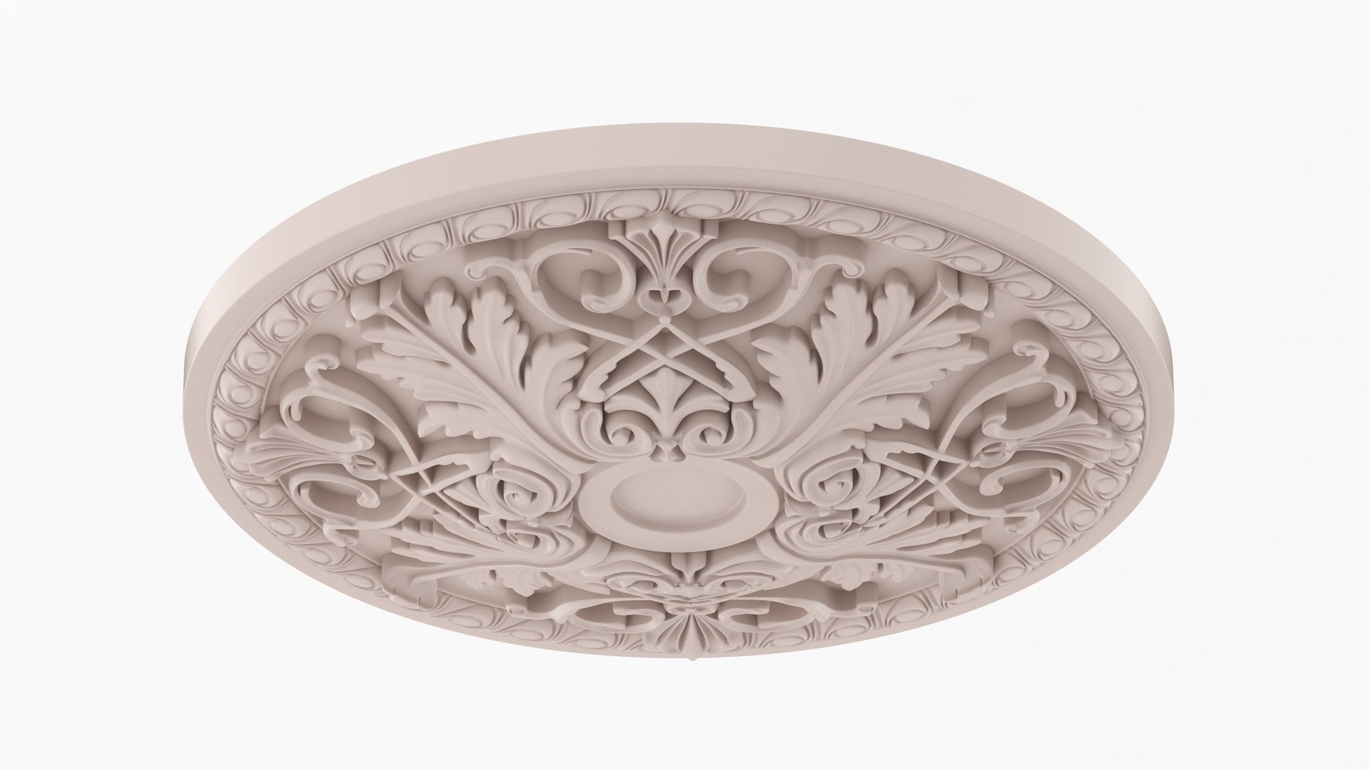 3D Classic Ceiling Medallion 38 Model - TurboSquid 1789819