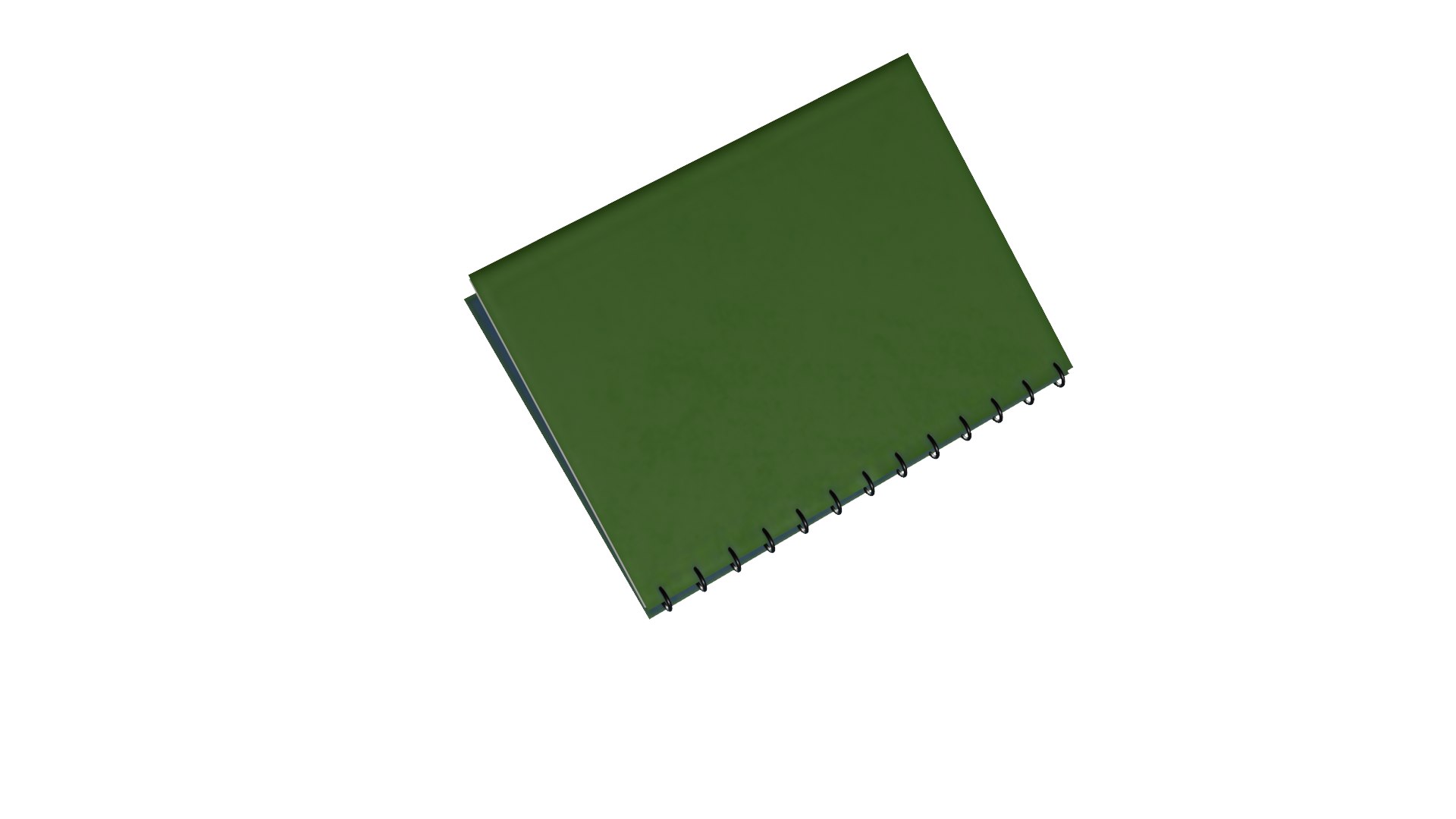 3D Spiral Notebook Model - TurboSquid 2300920