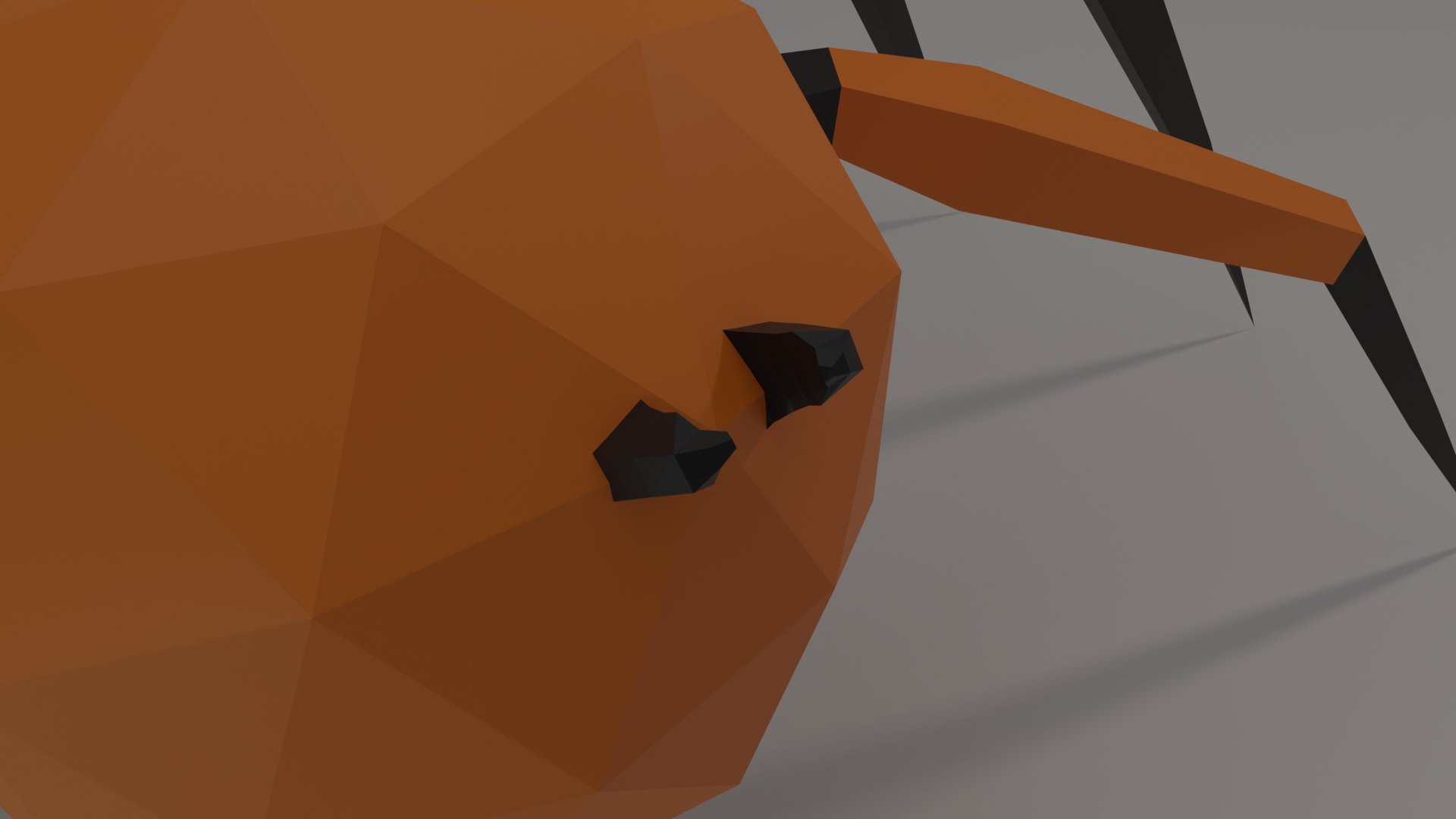 3D Low Poly Spider - TurboSquid 1727159